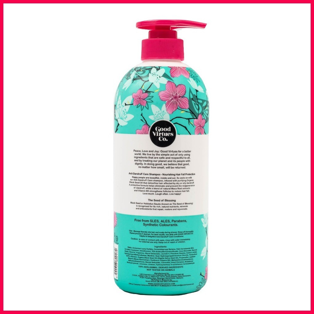GVC Anti-Dandruff Care Shampoo w Hair Fall Protection 700 ml | Shopee ...