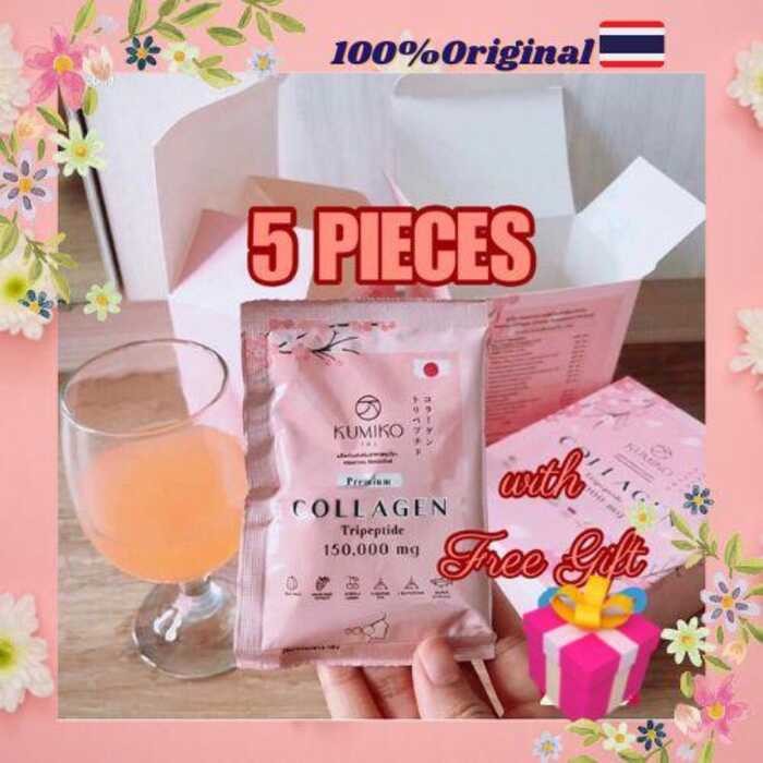 Kumiko Collagen Tripeptide =5 Sachets (100%) Original Thailand 272 1D1 ...