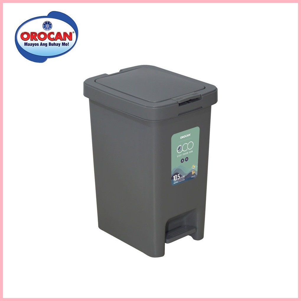 Orocan 8821PA 10.5 Liters Eco Step Trash Can | Shopee Philippines