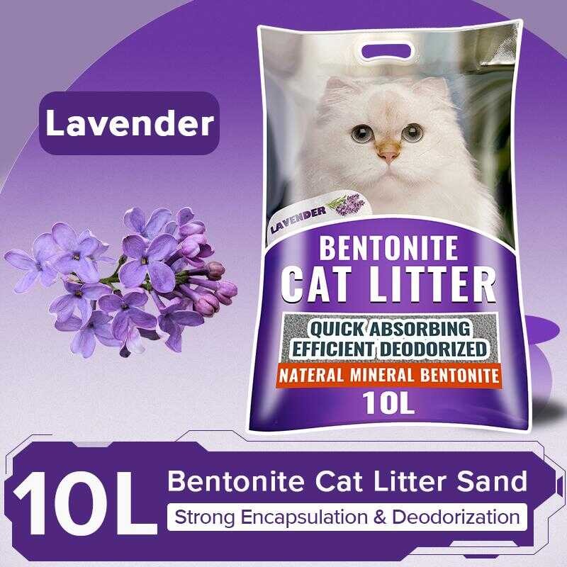 【New-Formula】10L/5L Bentonite Cat Litter Tofu Cat Litter Strong ...
