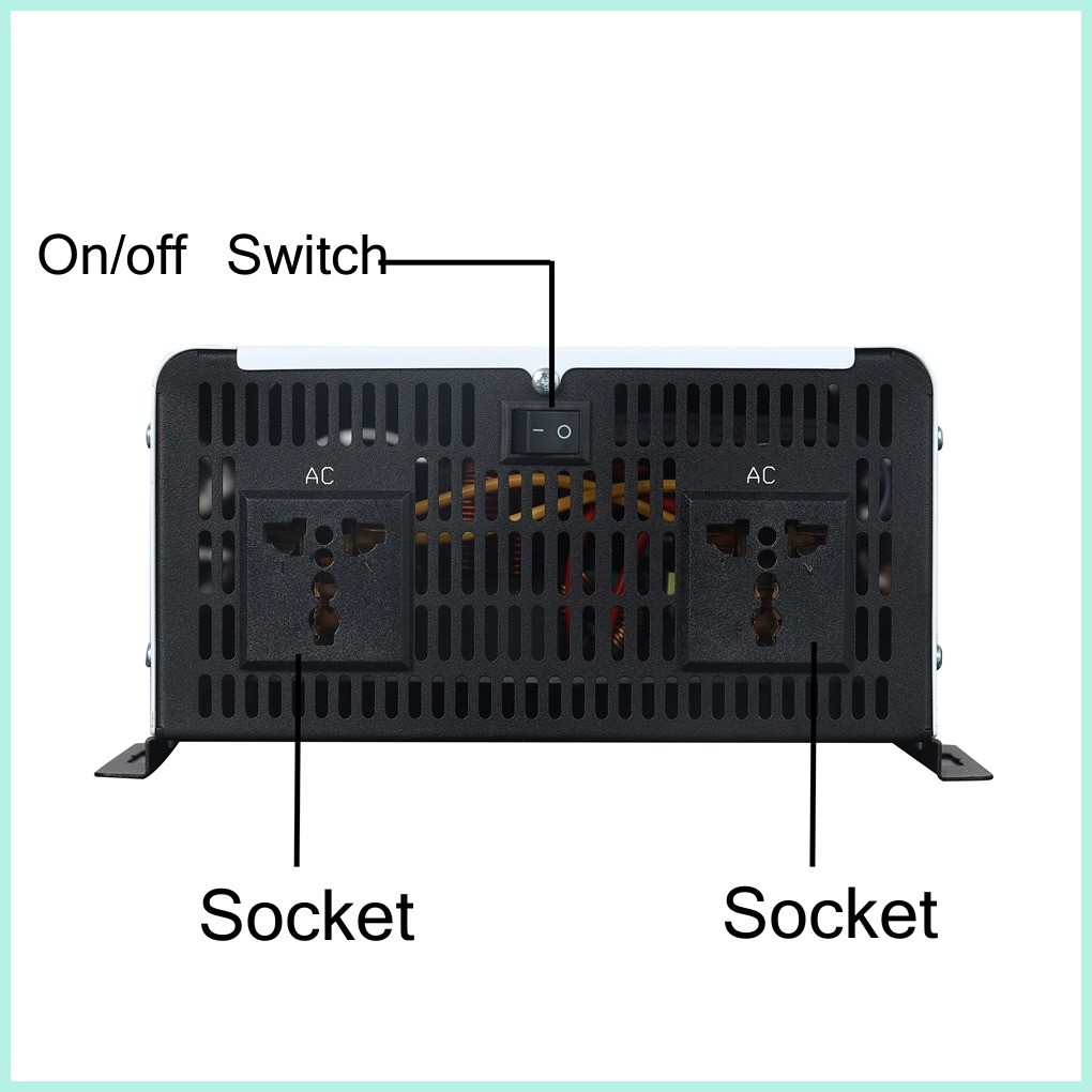 5000W Pure Sine Wave Inverter DC 12V To AC 220V 60HZ Off Grid Inverter ...