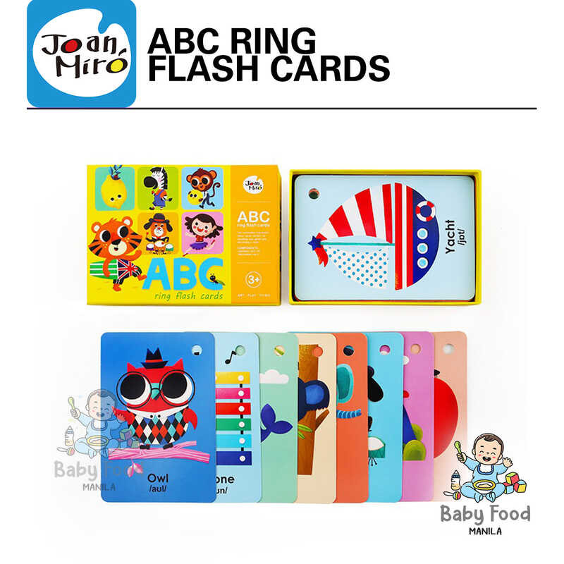 JOAN MIRO ABC Ring Flash Cards 3 7132F 6E8 | Shopee Philippines