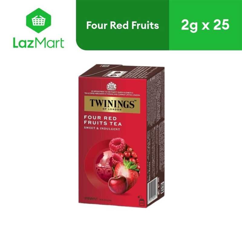 Twinings Four Red Fruits 2G X 25 Teabags 3 5C558 | Shopee Philippines