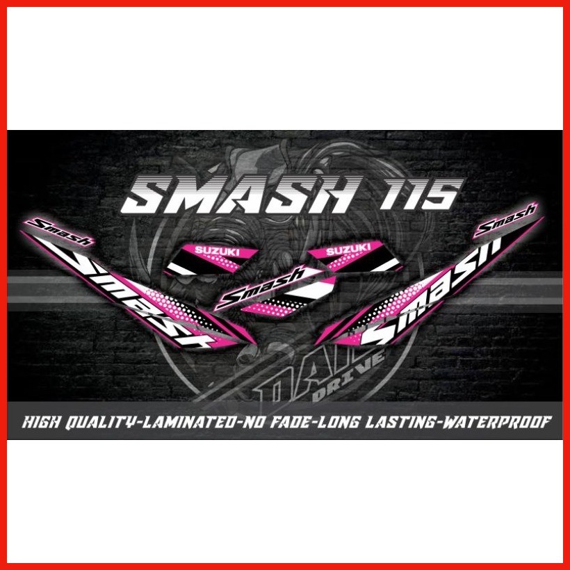 Suzuki Smash 115 Decal Sticker (New Design) | Shopee Philippines