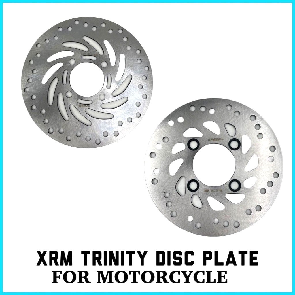Front and Rear Brake Disc Plate for XRM 125 / XRM125 Trinity / DASH ...