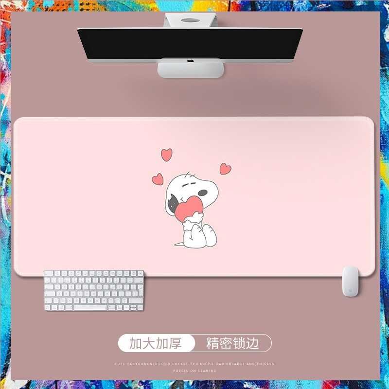 101 90X40cm Snoopy Mouse XXL Large Cartoon Cute Desk Pad Student Office ...