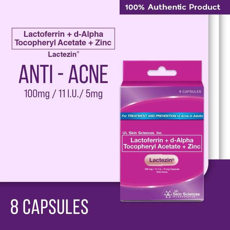 Lactezin 100Mg Anti-Acne 8 Capsules 2Dc | Shopee Philippines
