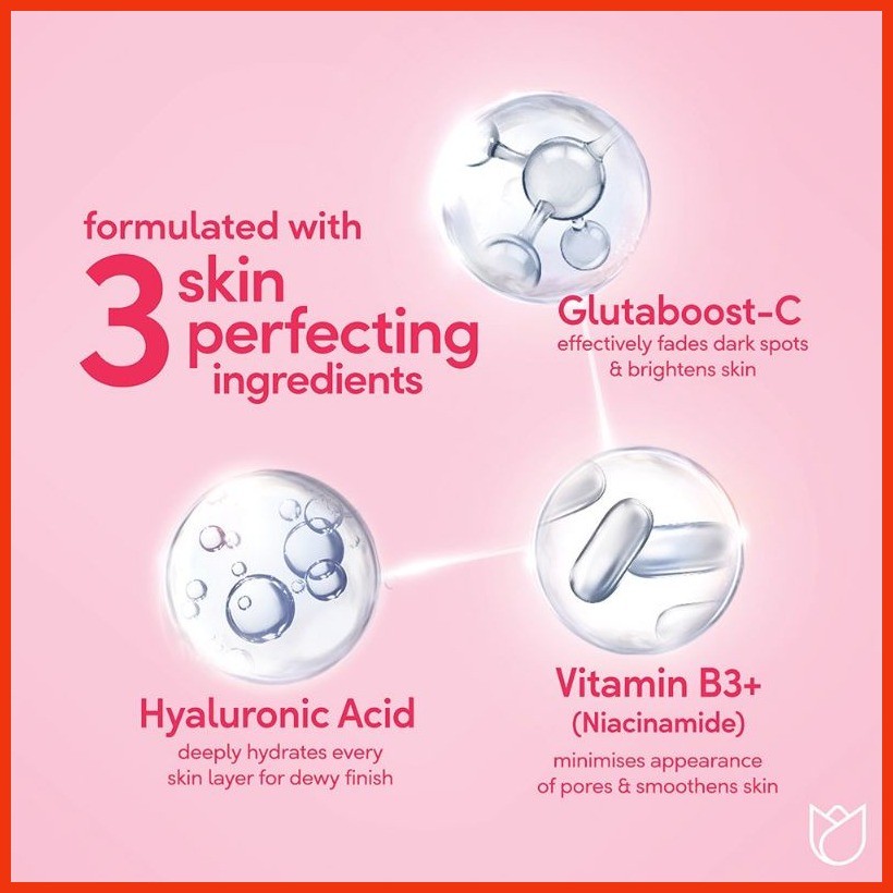 PONDS BRIGHT TRIPLE GLOW SERUM with Gluta Boost& Niacinamide 60X ...