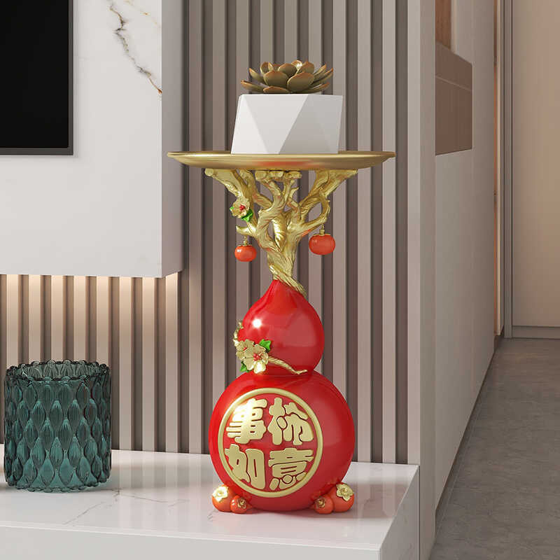 Gourd Persimmon Ruyi Resin Crafts Desktop Ornaments Living Room TV ...