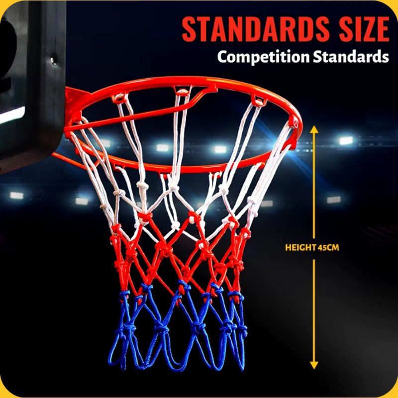 Standard Basketball Ring Nets All-Weather Heavy Duty Outdoor Net ...