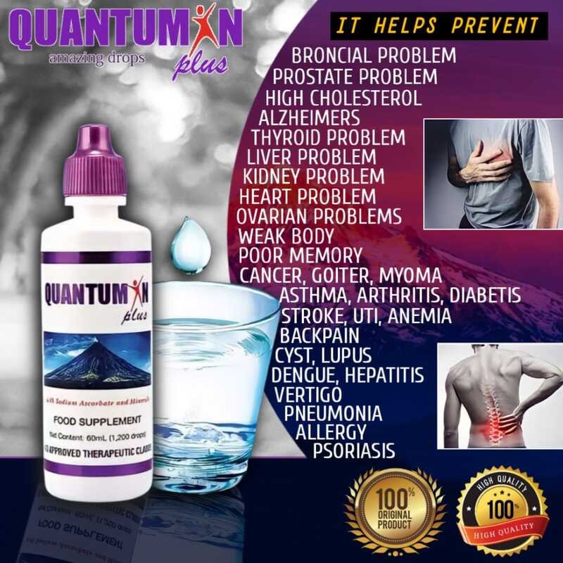 Quantumin Plus 60M Sale (1200 Drops) 100% Natural Nature's Powerful ...