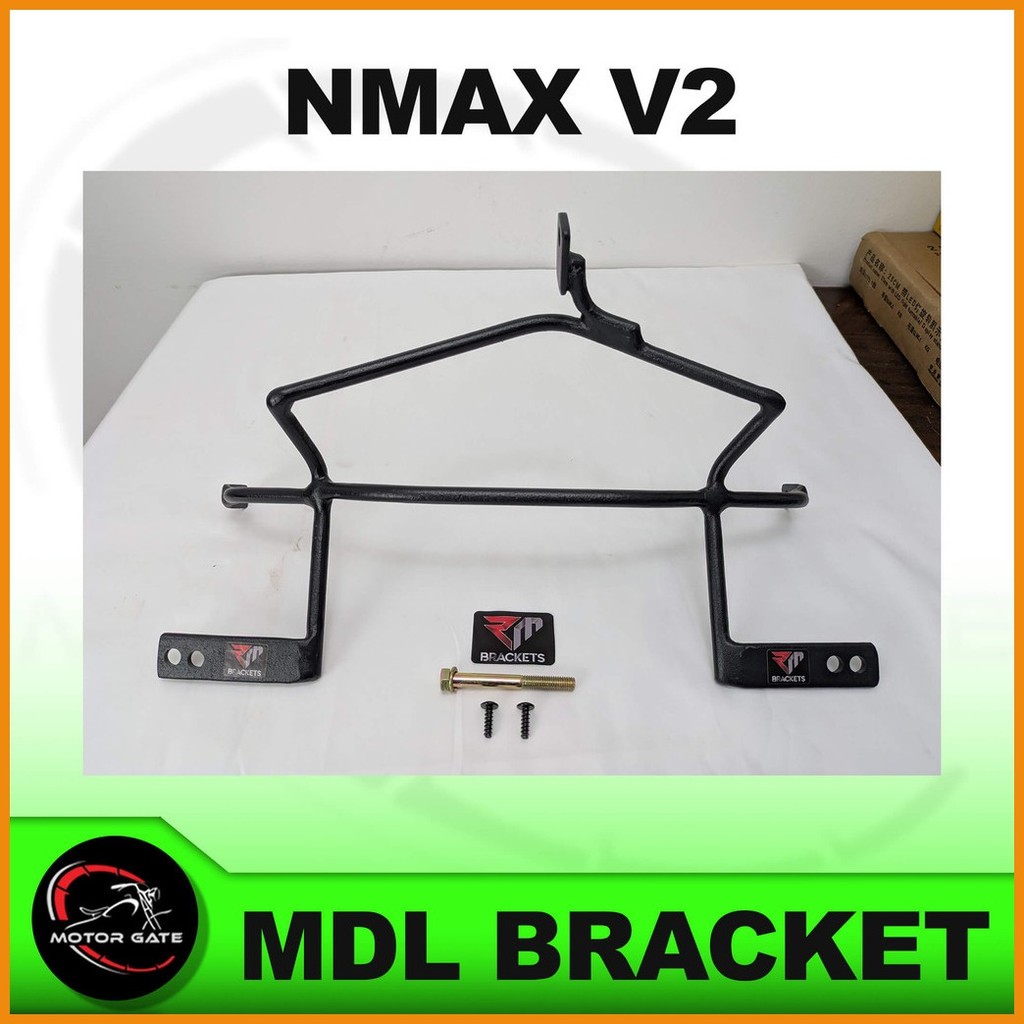 RM BRACKET NMAX V2 AUXILLIARY LIGHTS BRACKET BLACK POWDER COATED IRON ...