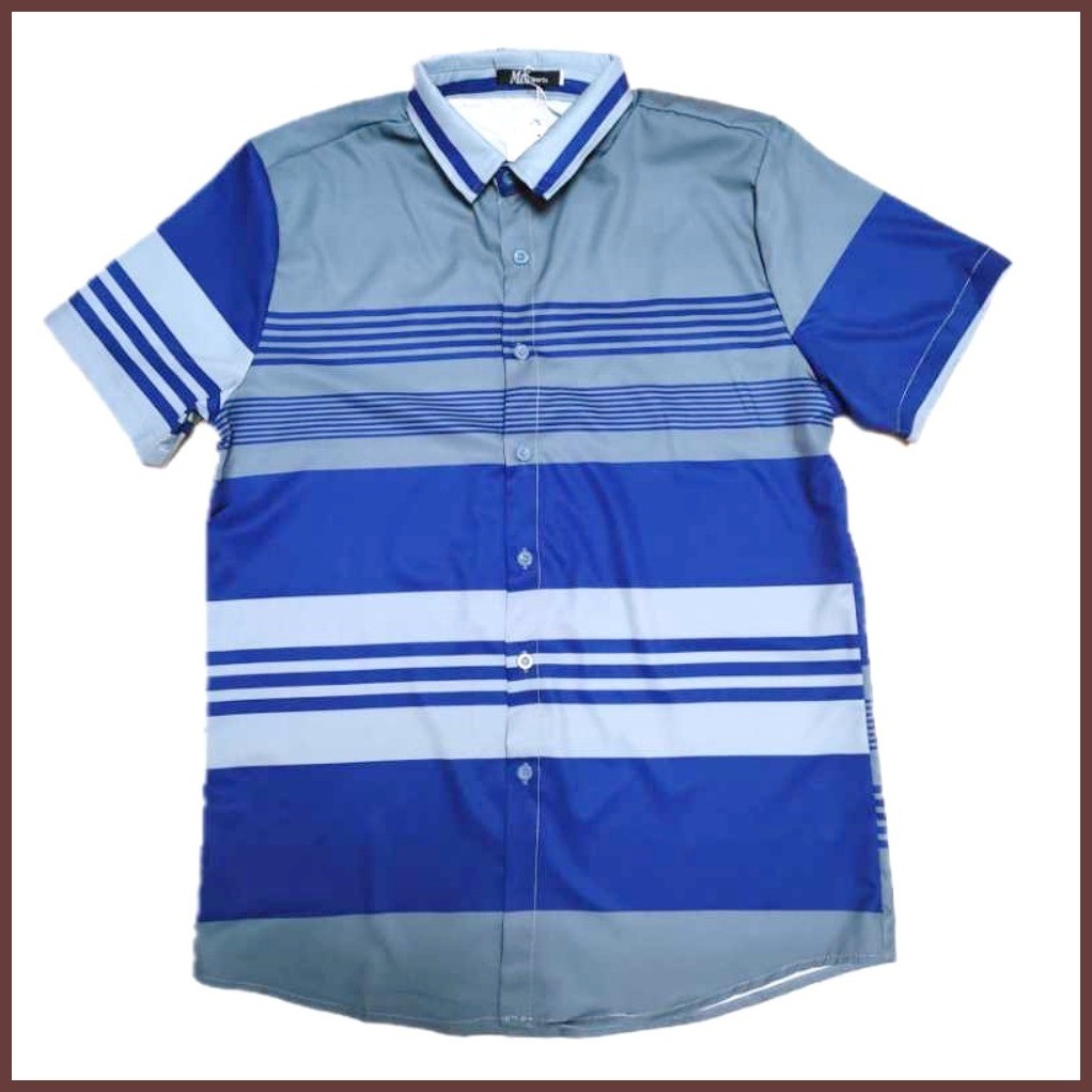 ∫ Korean Style Men's Stripe Polo #237809 | Shopee Philippines