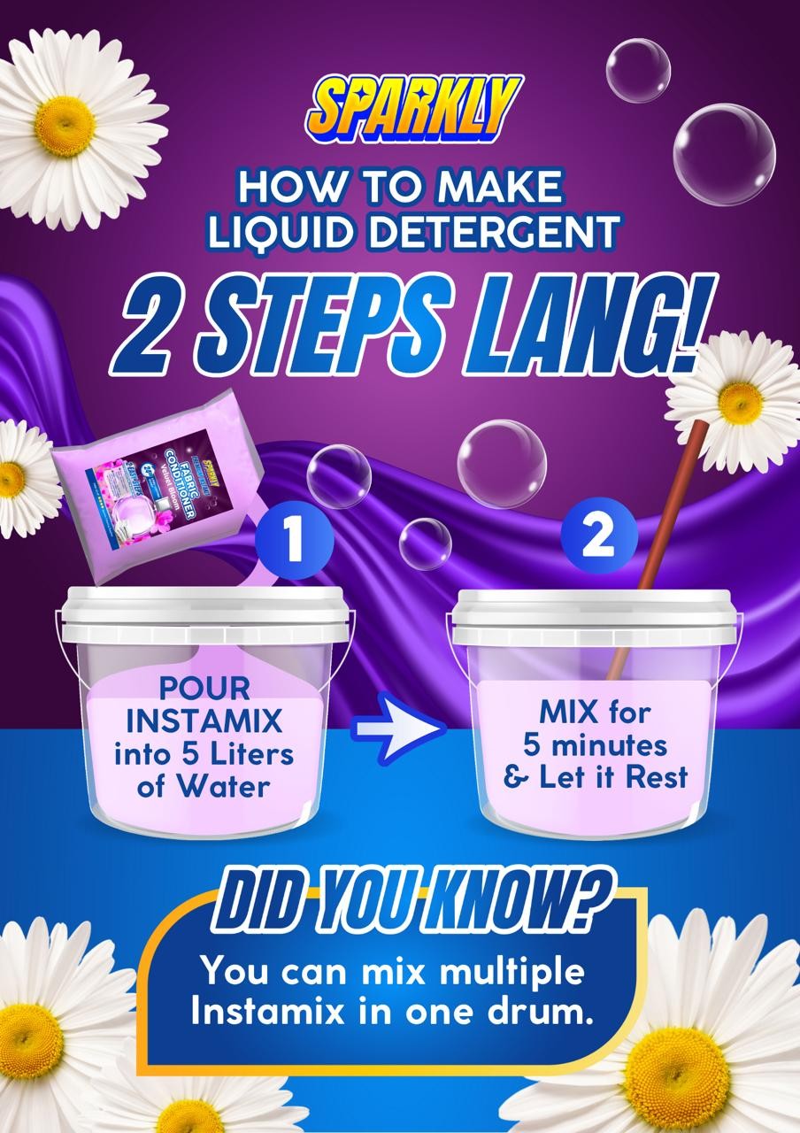 Buy1Get1 Sparkly Panlaba Set - Laundry Detergent & Fabric Conditioner ...