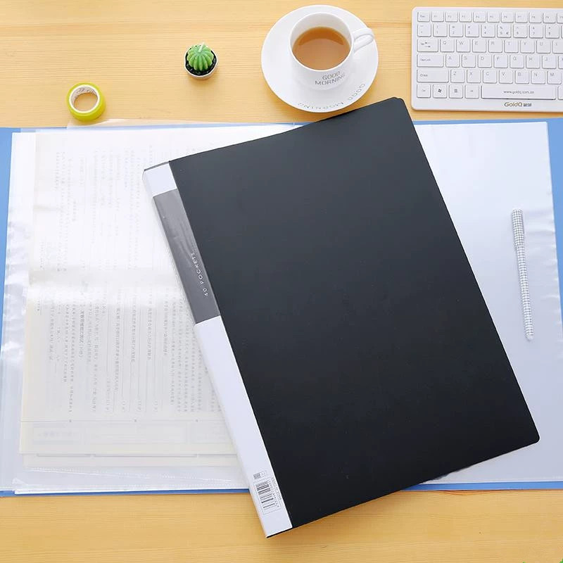 A3 Data Book Folder Office Data Display Book Plastic File Folder Book ...