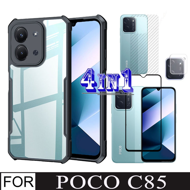 4In1 Poco C85 Shockproof Phone Case for Poco C71 C75 C65 C61 14C 15C ...
