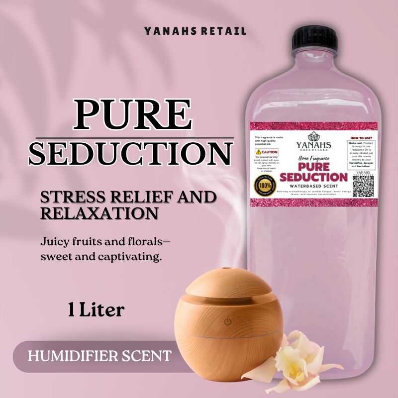 PURE SEDUCTION Humidifier Scent 1L Water Based Essential Oil 553 ...