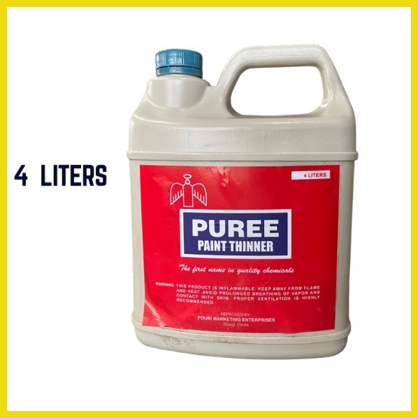 Puree Lacquer Thinner 4 Liters | Shopee Philippines