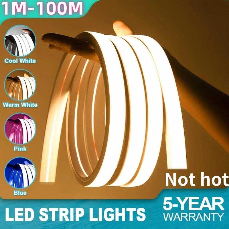 3M-30M Warm/White Led Strip For Room Ip67 220V AC Waterproof Flexible ...
