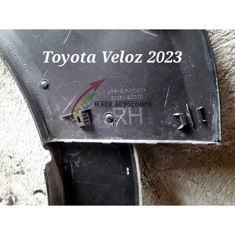 VELOZ TOYOTA REAR FENDER FLARE (Original) [Refurbished] (Used) (Surplus ...