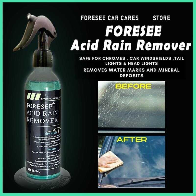 Foresee Acid Rain Remover 260Ml - Safe For Chromes Car Windshields Tail ...