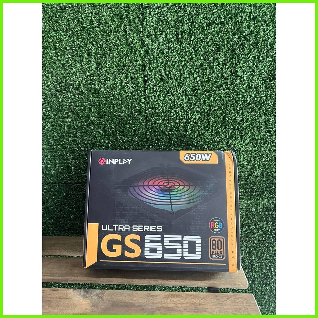 INPLAY 650watts 80 Plus Bronze True rated ATX Power supply With RGB PSU ...