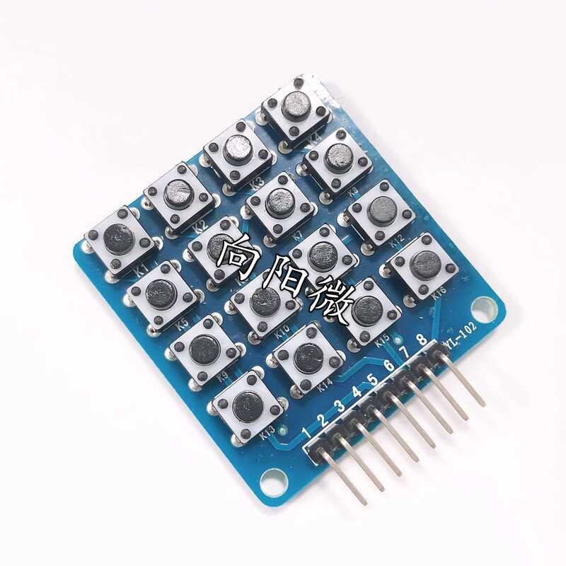 Microcontroller External Expansion 16-Key Development Learning ...