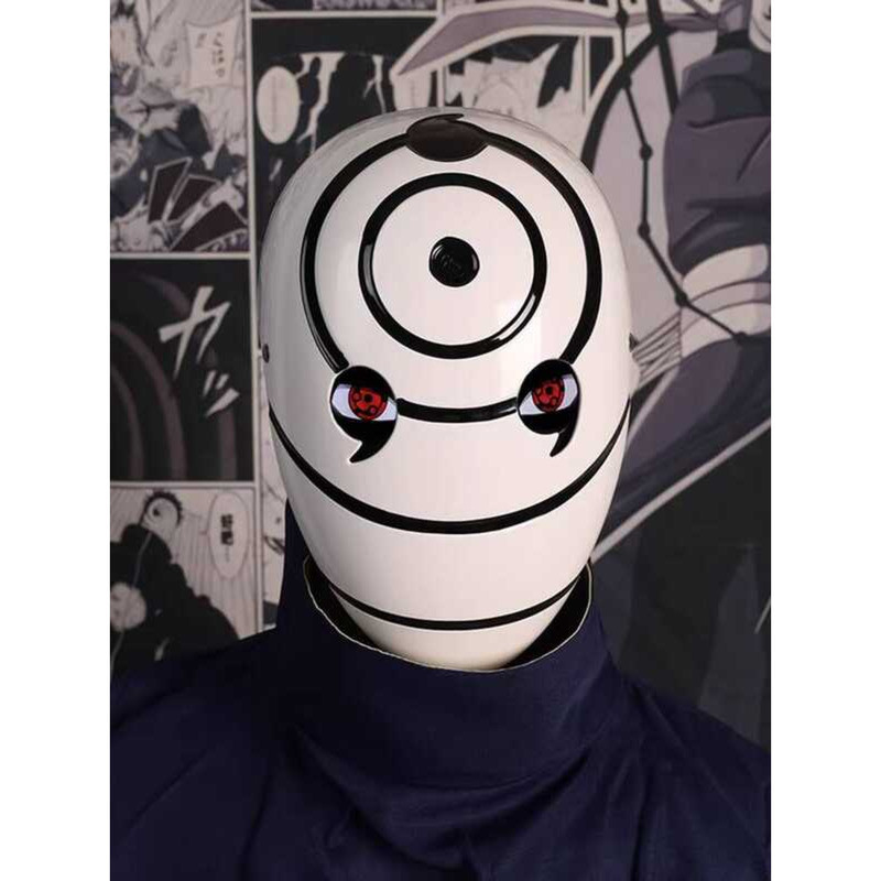 Naruto Helmet Mask HD Dynamic Sharingan Light-Up Blink Switchable Comic ...