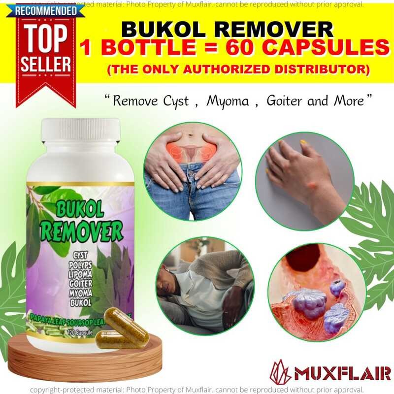 938 Bukol Remover Capsule L Remove Cyst, Prostate, Pcos, Lipoma And Thyroid Natural Organic 1 ...