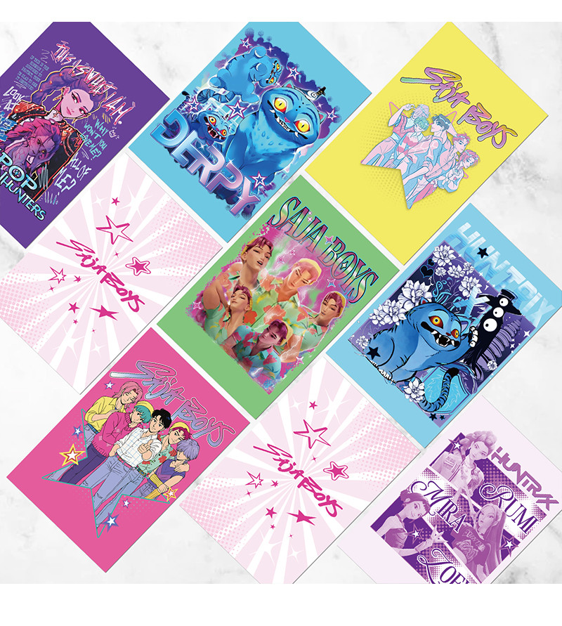 KPop Demon Hunters Saja Boys 92pcs Lomo Card Sticker Rumi Jinu Photocard Collection | Shopee ...