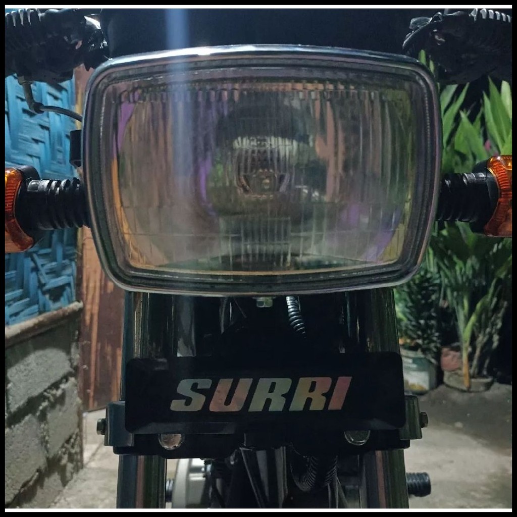 CUZTOMIZE front plate Emblem for Tmx Honda, Rusi, euro, motorstar Only ...