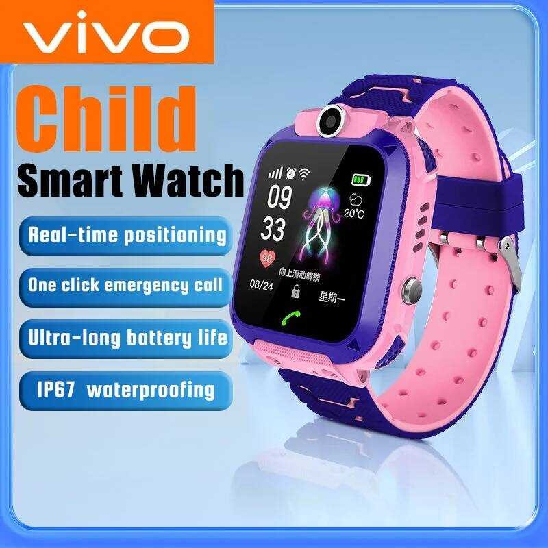 VIVO Kids 4G Smart Sim Card Call Child Smartwatch SOS GPS Location ...