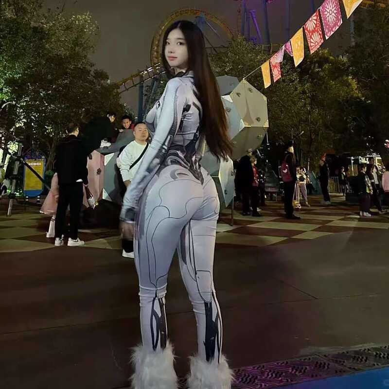 AA Halloween Cosplay Adult Robot Costume Tech-Savvy Role-Playing ...