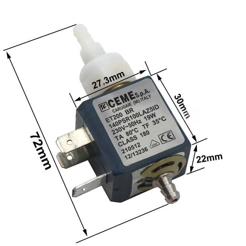 CEME 3 B 19W Ac230v 50Hz Steam Iron Water Solenoid Pump Oscillating By ...