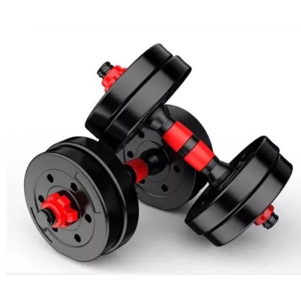 (10KG) New Dumbbell Set Adjustable weight Lifting Equipment For Mens ...