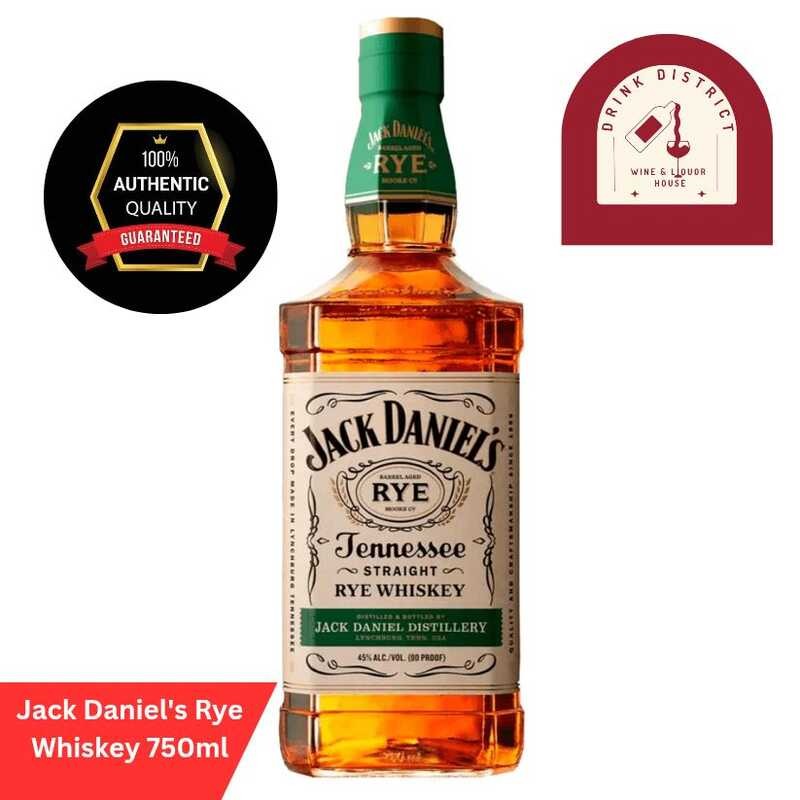 【Cod】Authentic Original Jack Daniel's Rye Whiskey 750Ml | Shopee ...