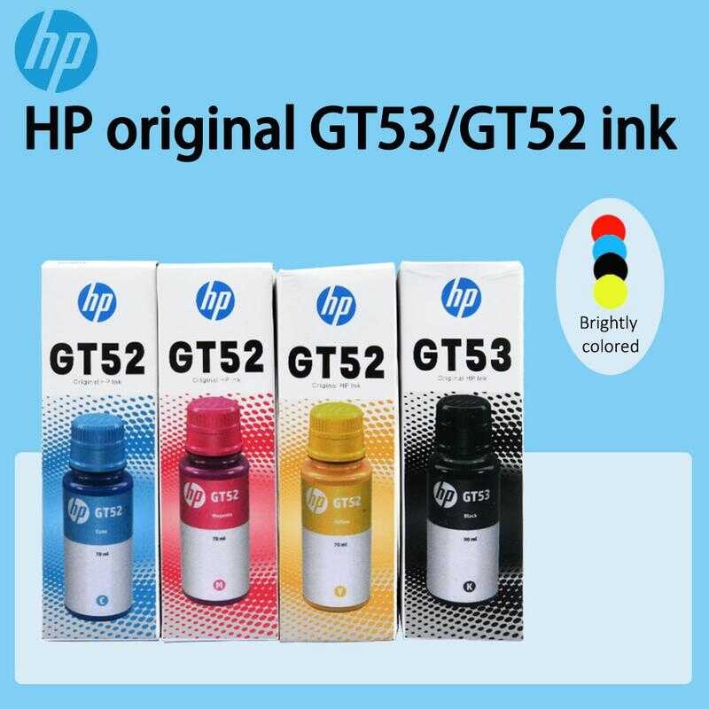 HP Original Gt53xl Ink Gt52 Ink Smart Tank 532 538 115 617 615 315 415 515 720 750 Printer Box ...