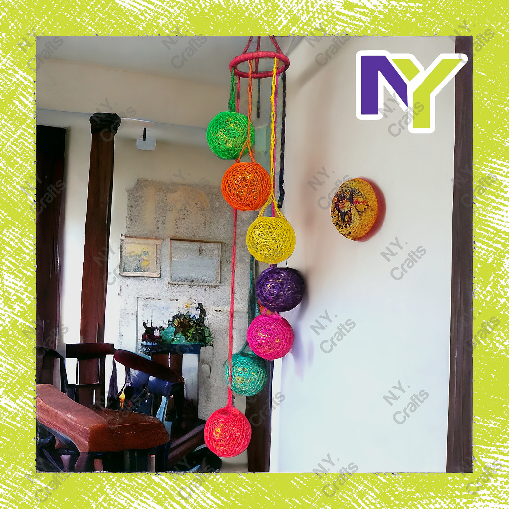 Hanging Native Abaca Set Rattan Balls String Christmas Decor Home ...