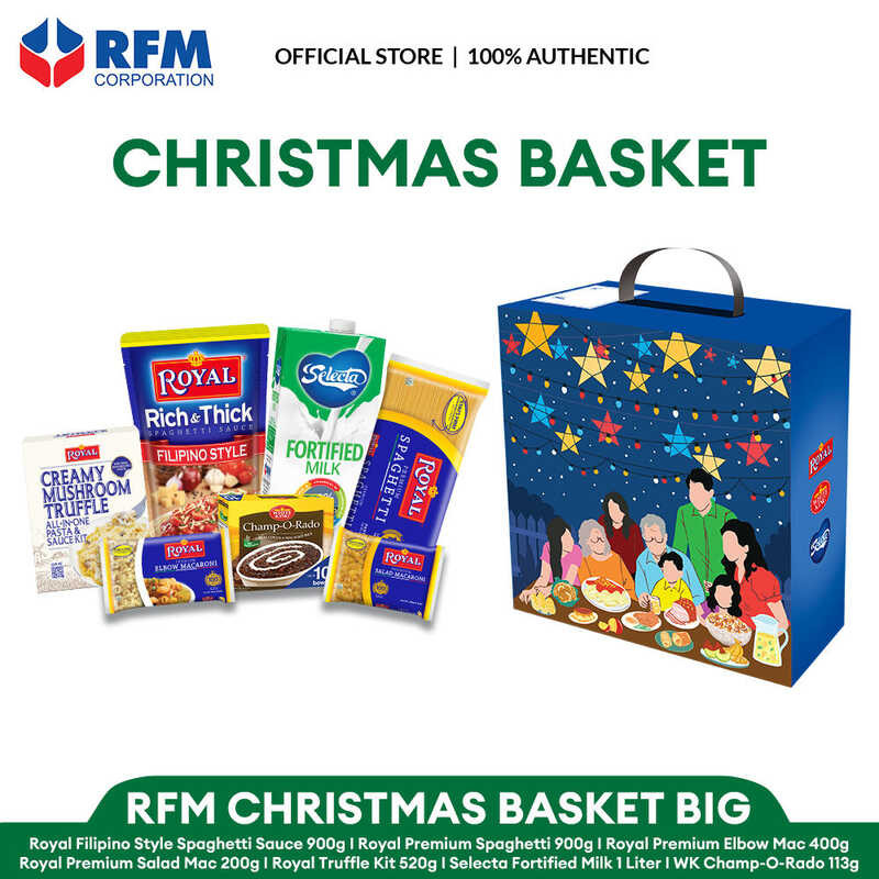 RFM Christmas Gift Box Big Grocery Package 5.1Kg | Shopee Philippines