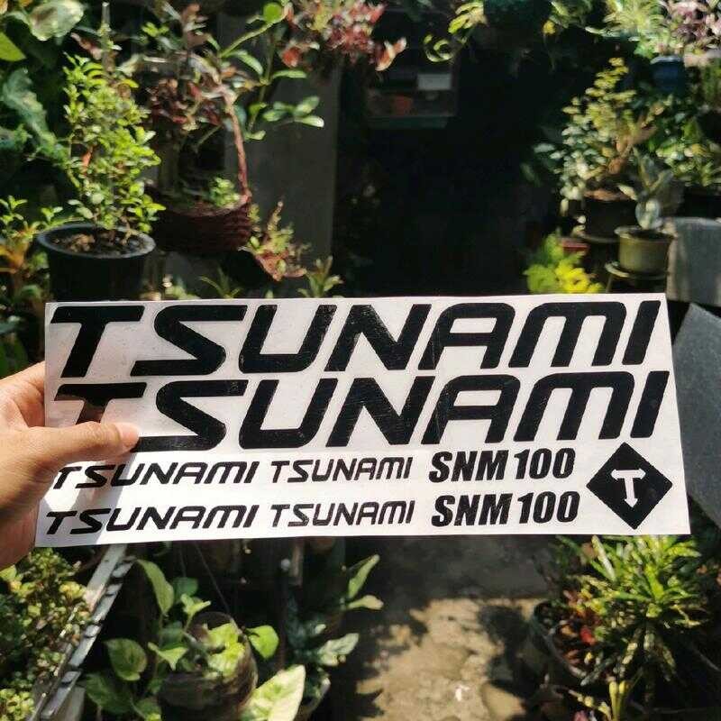 60B Tsunami Snm 100 Vinyl Decals /Sticker Waterproof | Shopee Philippines