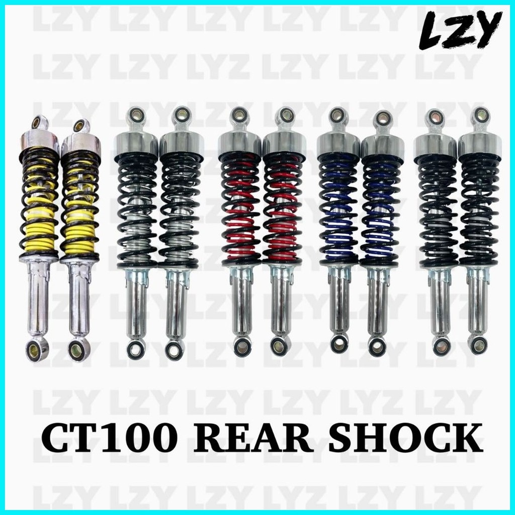 LZY SET CT100/BAJAJ Rear Shock Absorber Double Spring | Shopee Philippines