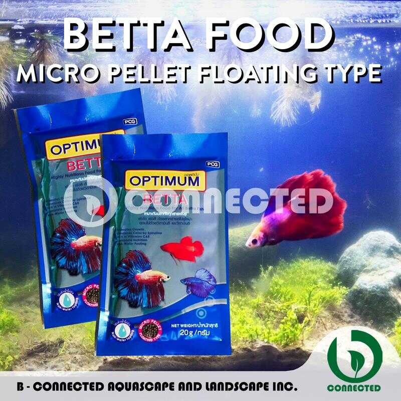 OPTIMUM MICRO PELLET FLOATING TYPE 20G FOOD FOR BETTA FISH - BCONNECTED ...