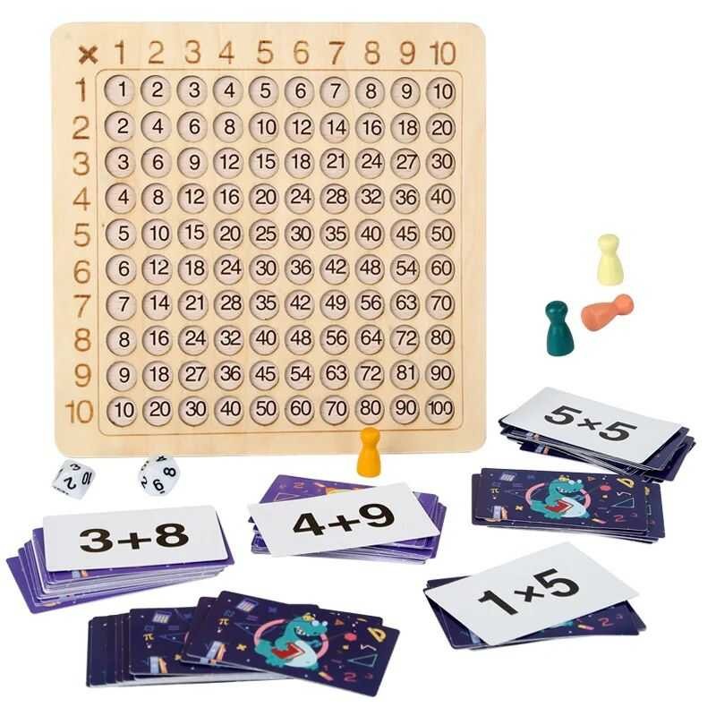 Wooden Multiplication Table Practice Tool Early Education Enlightenment ...