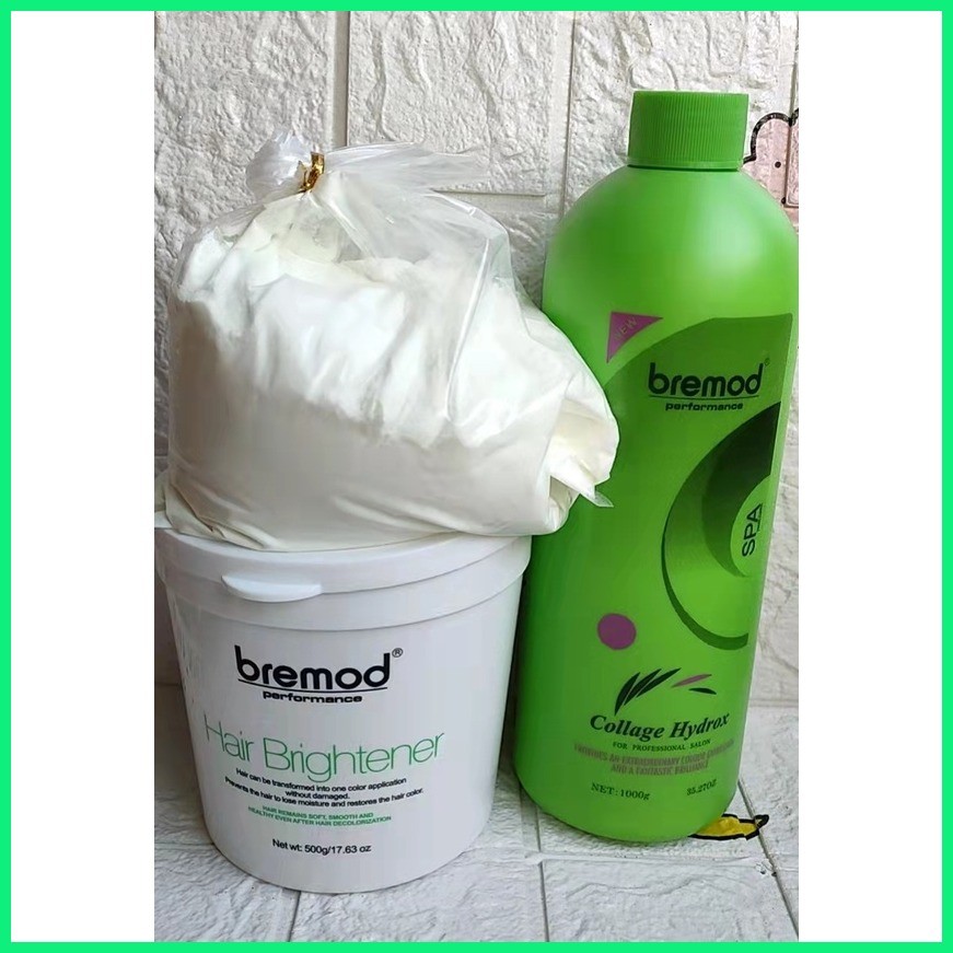 Hair Brightener Bremod Bleaching Powder White 500g with Bremod ...