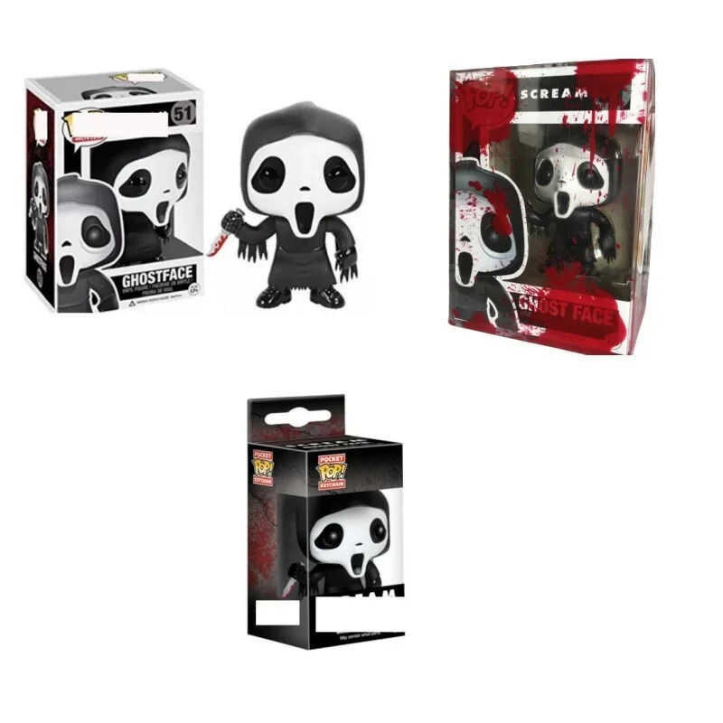 Tt Ghost Face PVC Action Figures Collectible Model Hot For Child The ...