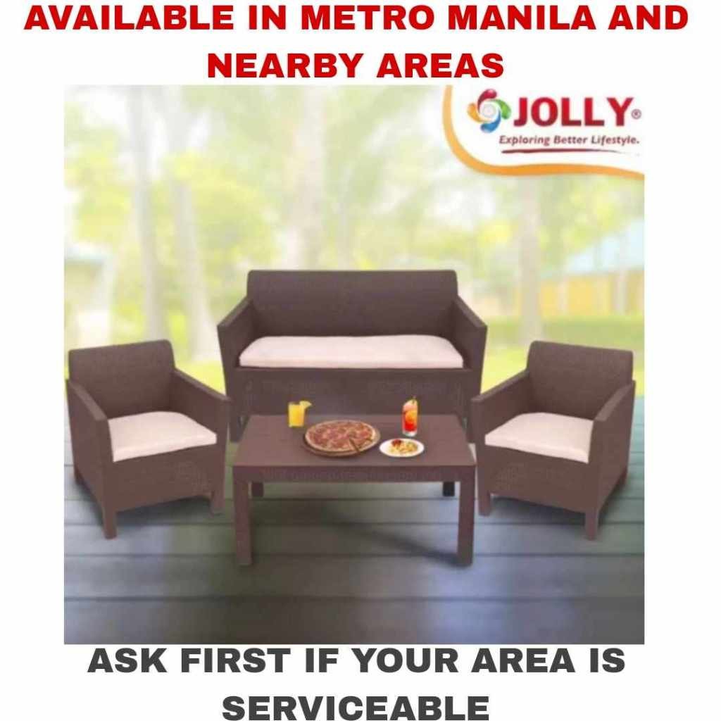 JOLLY RATTAN SALA SET (foam included) (FREE DELIVERY within METRO ...
