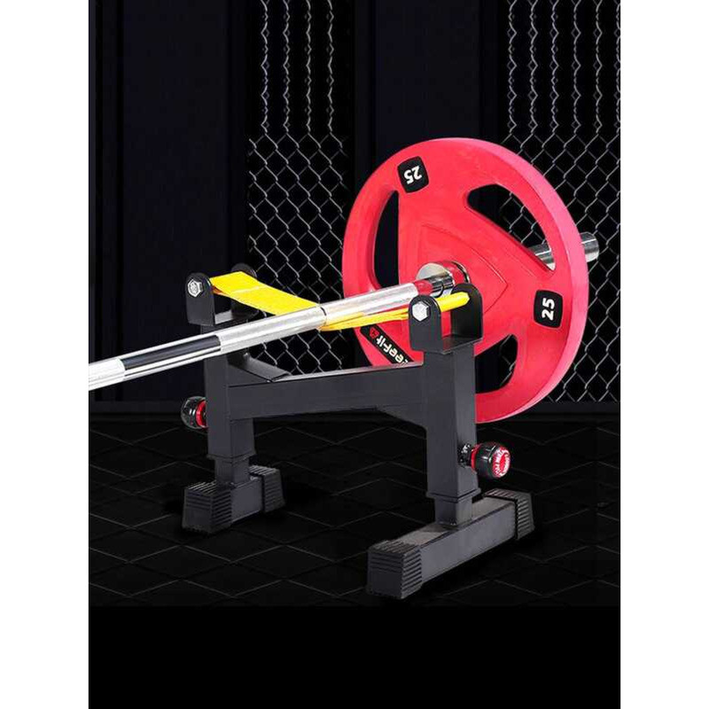 Adjustable Deadlift Buffer Stand Pad Olympic Barbell Bench Press Hip ...