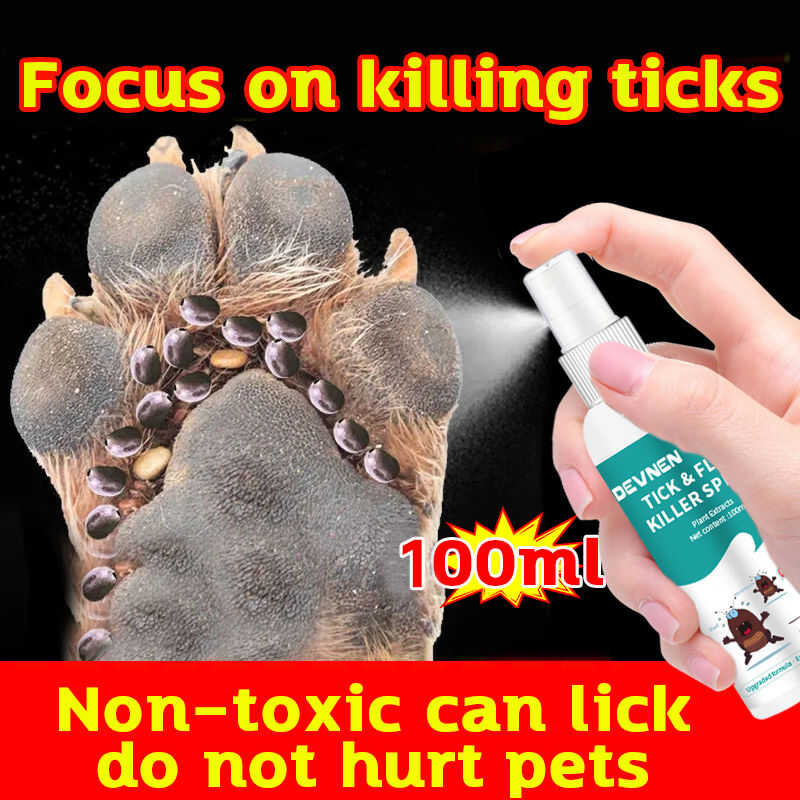 DEVNEN Anti Flea And Tick For Dogs Spray Kuto Ng Aso Remover Garapata ...