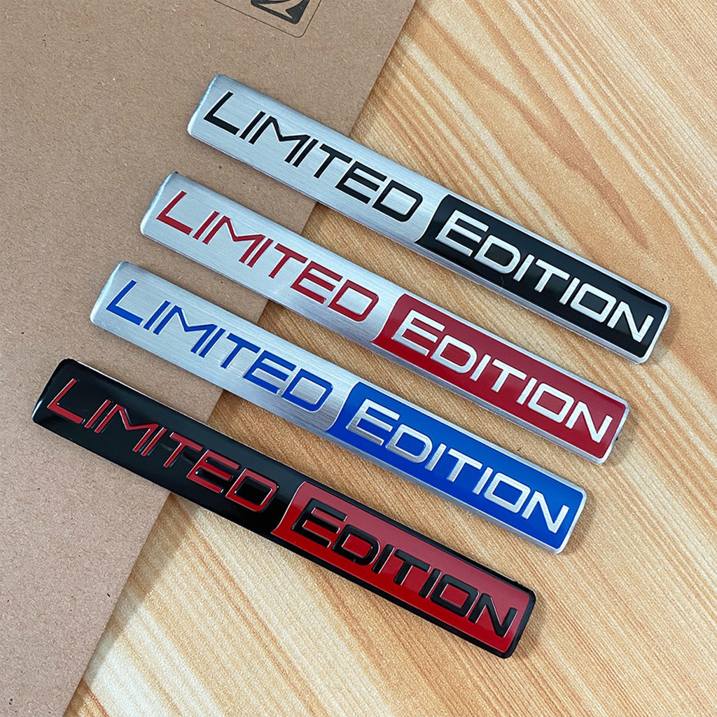 Limited Edition Car Sticker For Motorcycle Aluminum Waterproof Car ...