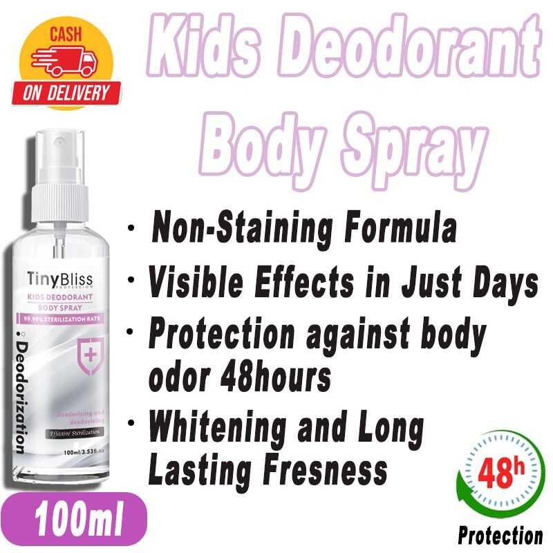 Tinybliss Kids Deodorant Body Spray Antiperspirant Whitening Deo ...